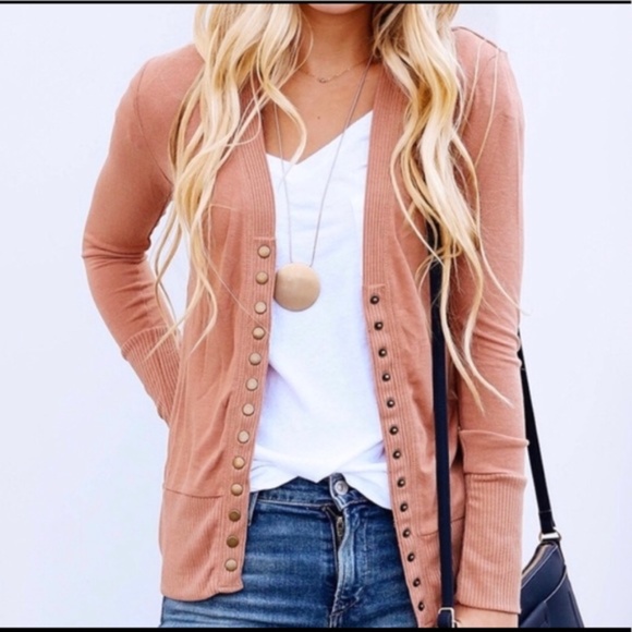 BellanBlue | Sweaters | Cozy Snap Button Minimalist Cardigan | Poshmark